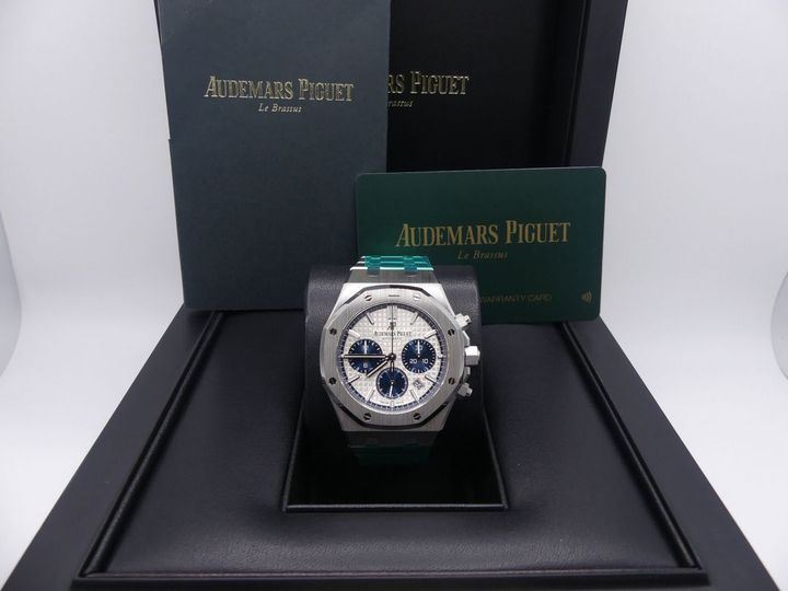 Audemars Piguet Royal Oak Chronograph 38Mm Blue Panda Dial 26315St ...