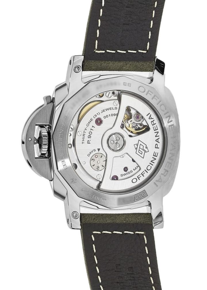 Panerai Luminor 1950 3 Days GMT PAM535 Q Edition Paris hobnails ZF SS ...